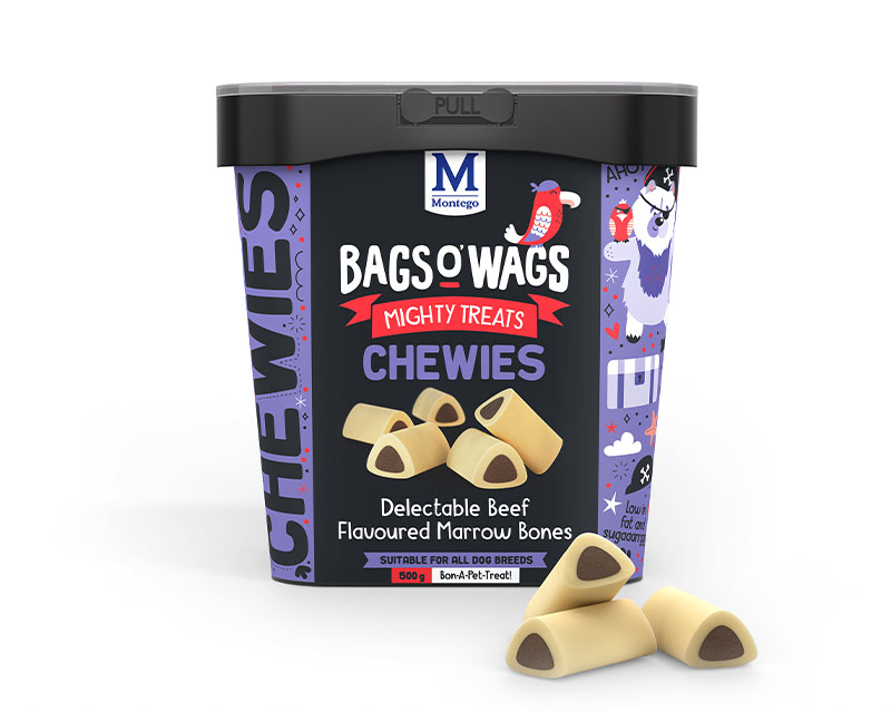 Bags o' Wags Chewies Marrow Bones - Montego Pet Nutrition