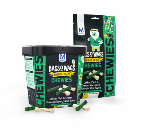 Bags o’ Wags Lekker Mint & Cream Flavoured Springbokkie Swirls ...