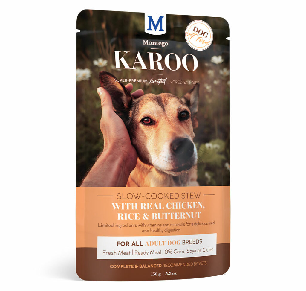 Karoo Adult Dog Food - Wet - Chicken, Rice & Butternut - Montego Pet ...